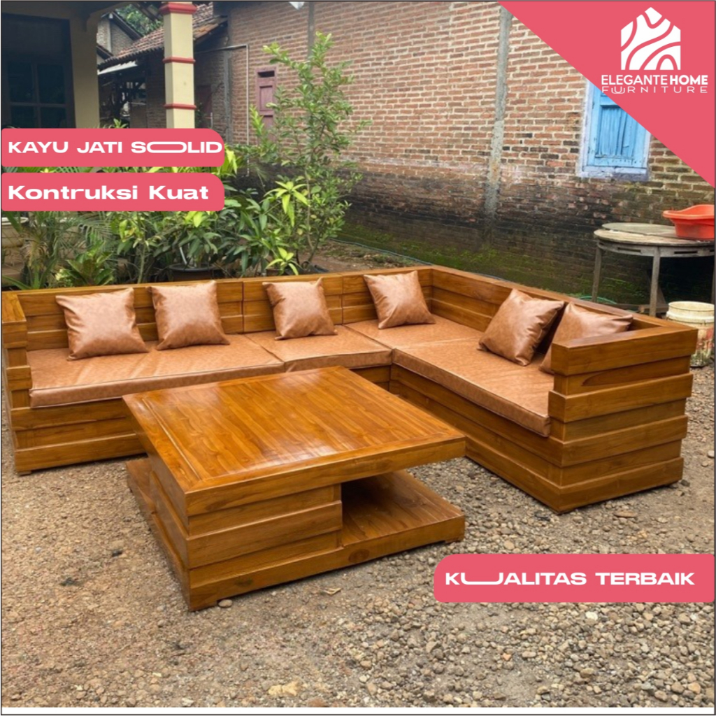 Jual KURSI SUDUT BOX kursi tamu box robot kursi tamu minimalis, kayu ...