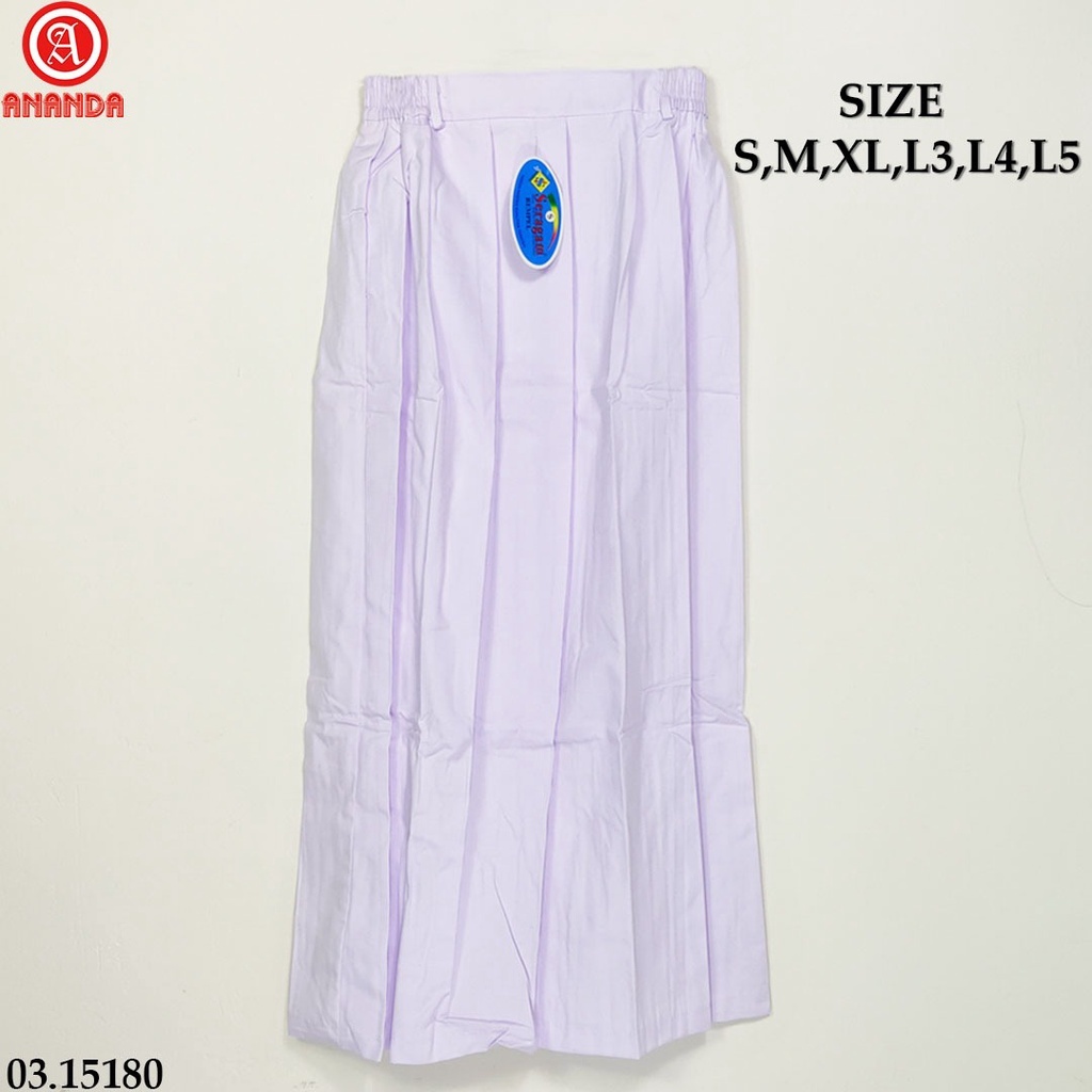 Jual Rok Sekolah Panjang Seragam Putih Smp/Sma Rempel | Shopee Indonesia