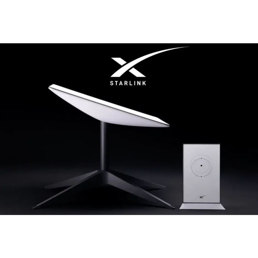 Jual STARLINK Standard Internet Kit Satellite Antenna & WiFi Router Kit ...