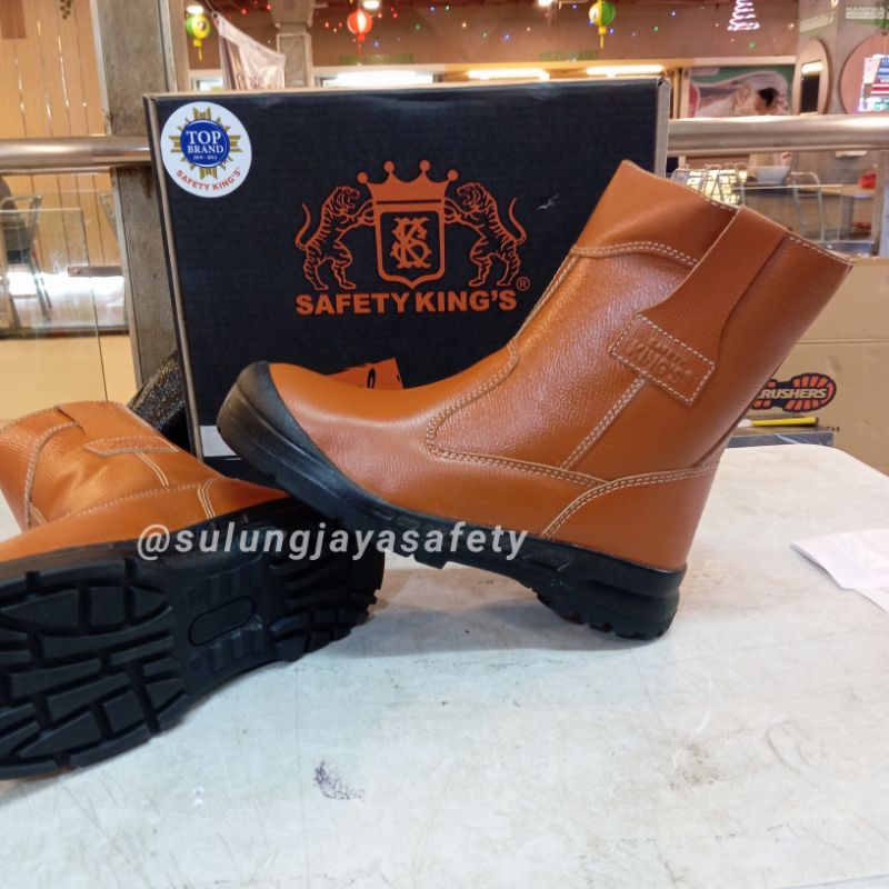 Jual Sepatu Safety King's 805 Cx (Coklat) Original 100% | Safety Shoes ...