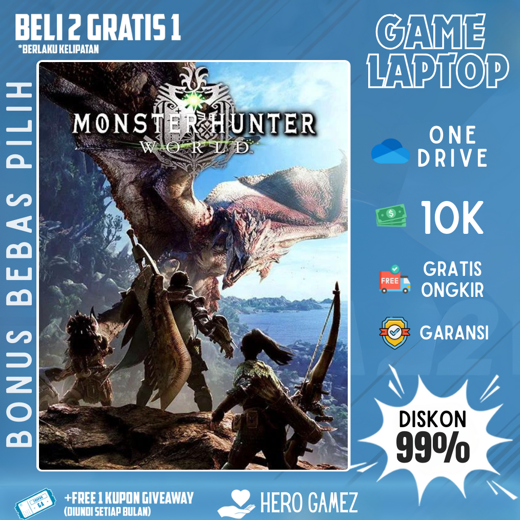 Jual Monster Hunter: World - LINK DOWNLOAD - GAME PC - GAME LAPTOP - GAME OFFLINE | Shopee Indonesia