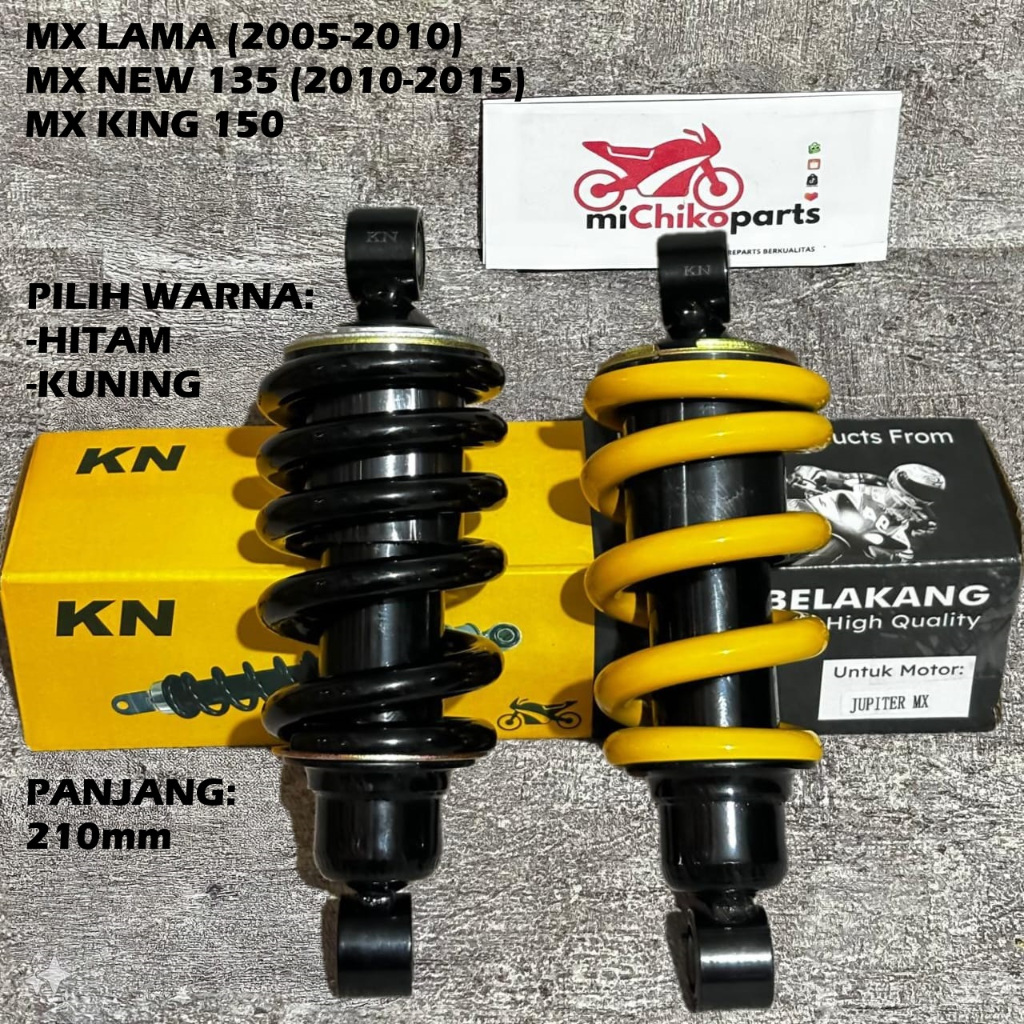 Jual Shock Mono Skok Belakang Jupiter MX Lama New 135 MX King 150 210mm Skokbeker Skokbreker ...