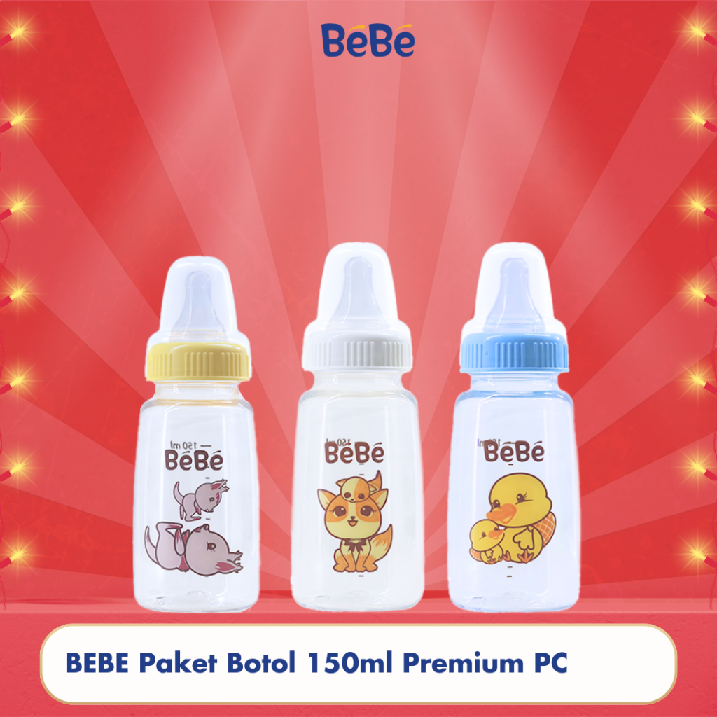 Jual BEBE Paket Botol 150ml Premium PC | Shopee Indonesia