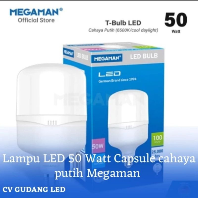 Jual Lampu LED 50 Watt Capsule Cahaya Putih Megaman | Shopee Indonesia