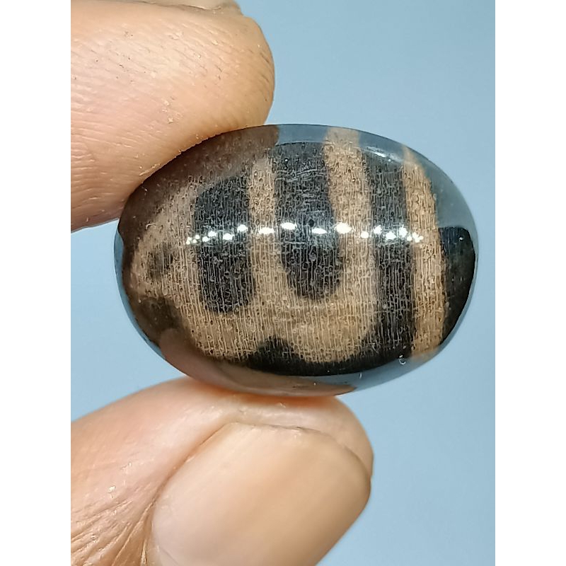 Jual Batu Posil Galih Kelor Hitam Motip Lafadz ALLAH , Asli Natural ...