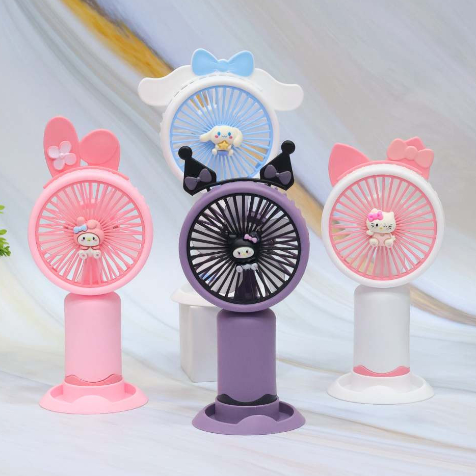 Jual KiPAS ANGIN MINI KARAKTER KARTUN HELLOKITTY KODE 260 / KIPAS MINI ...