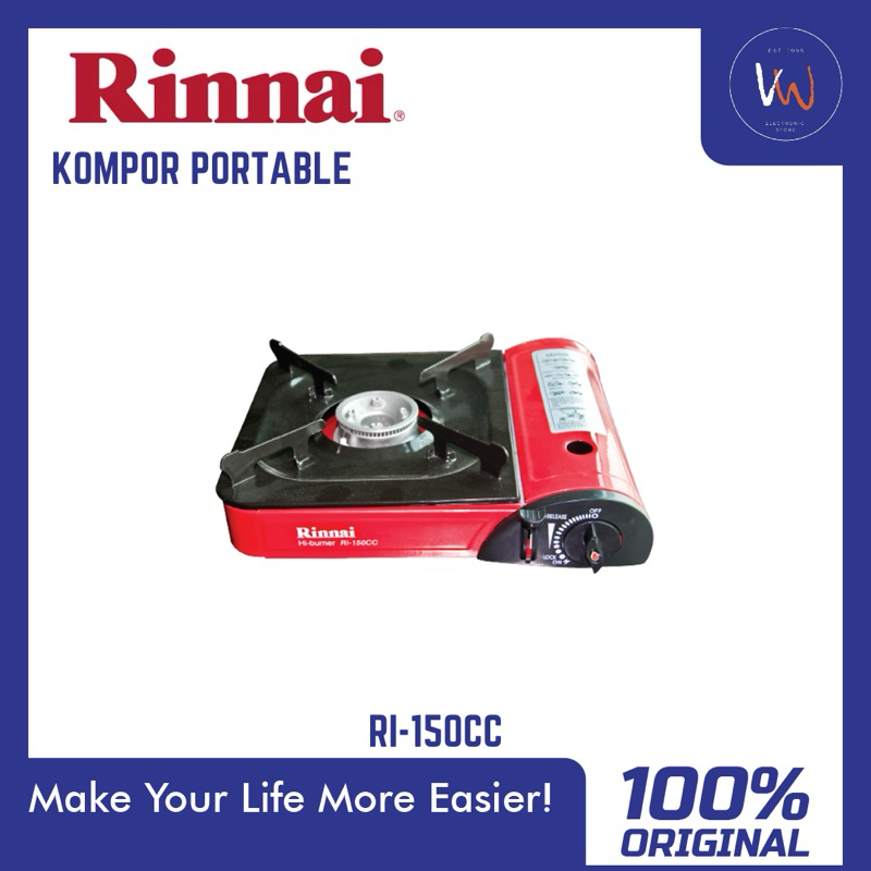 Jual Kompor Portable Rinnai RI-150CC 1 Tungku / Kompor Piknik / Gas ...