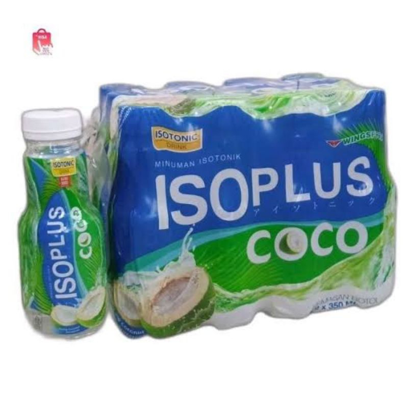 Jual MINUMAN ISOTONIK ISOPLUS COCO KEMASAN BOTOL 350 ML 1 PAK ISI 12 ...
