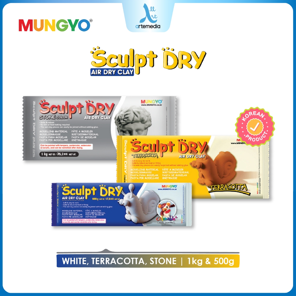 Jual Mungyo Sculpt Dry Air Clay Modeling Material | Shopee Indonesia
