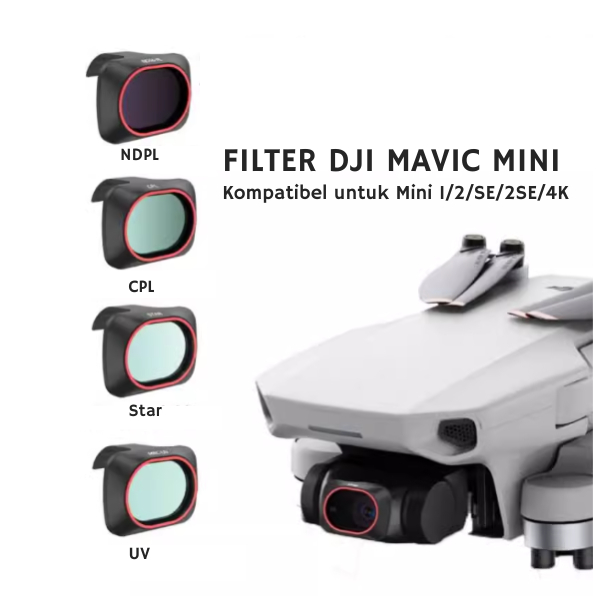 Jual Filter DJI MAVIC MINI 1 MINI 1 SE MINI 2 MINI 2 SE MCUV CPL ND4 ...