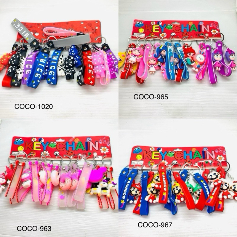 Jual Gantungan Kunci/ Keychain dengan Tali Bervariasi | Shopee Indonesia