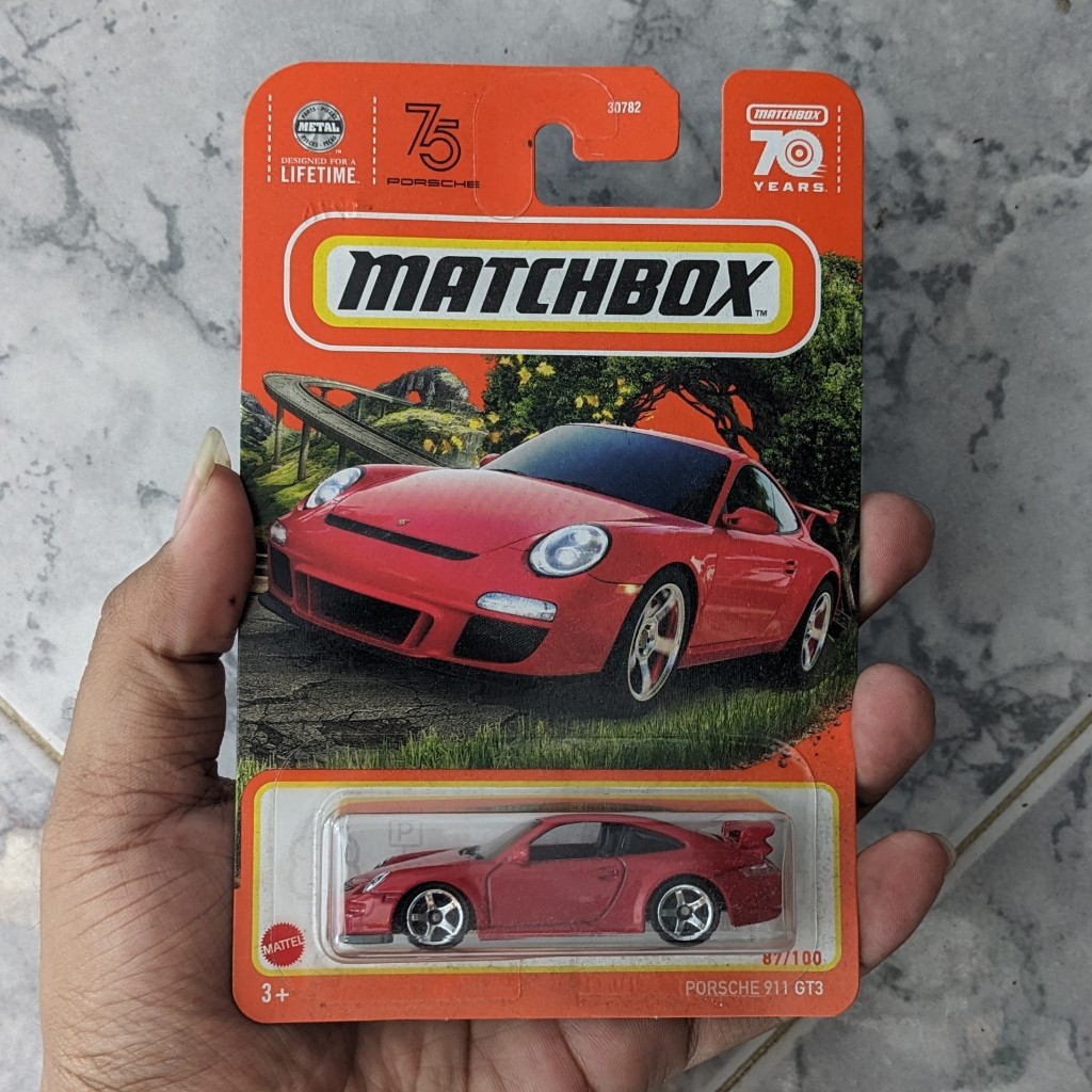 Jual Matchbox Porsche 911 GT3 Red | Shopee Indonesia