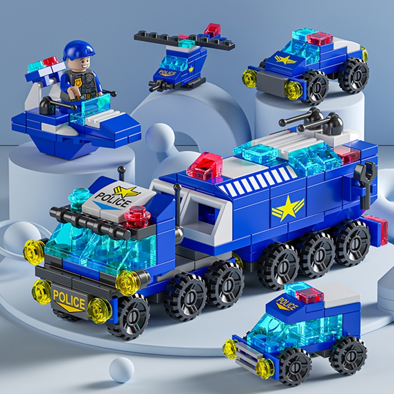 Jual ZhengBo Mainan 147Pcs Polisi SWAT Blok Bangunan 3D Puzzle Edukasi ...