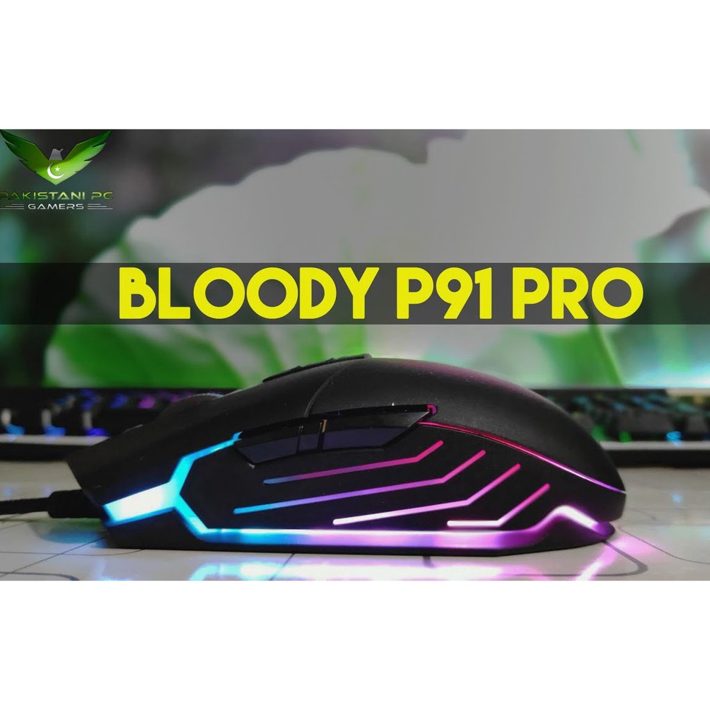 Jual KODE A2N BLOODY P91 Pro RGB Ultra Core Activated Gaming Mouse 16k ...