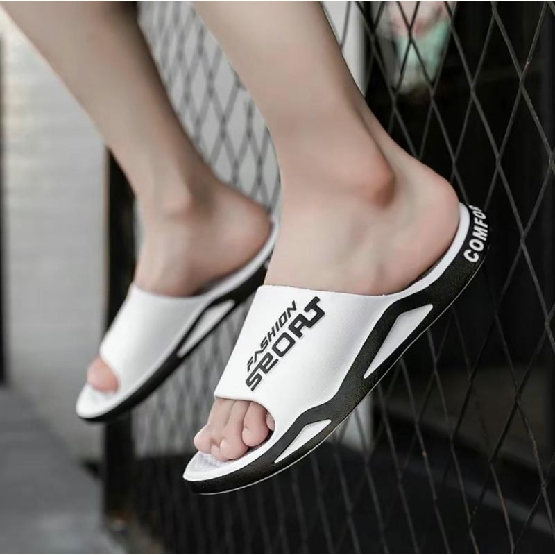 Jual Sandal Slip On Pria Terbaru Sandal Sandal Slide Pria Selop Pria ...