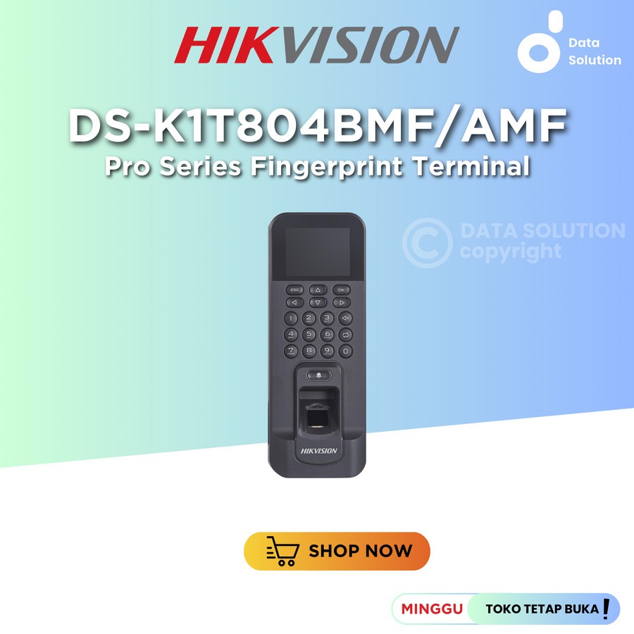 Jual HikVision DS-K1T804BMF Fingerprint Access Control | Shopee Indonesia