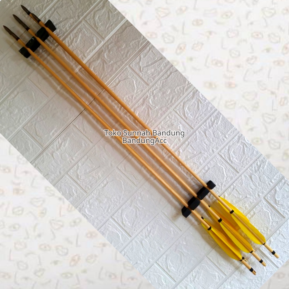 Jual KODE T8E6 Anak panah kayu Ramin Vanes Bulu Entok Size Anak harga ...