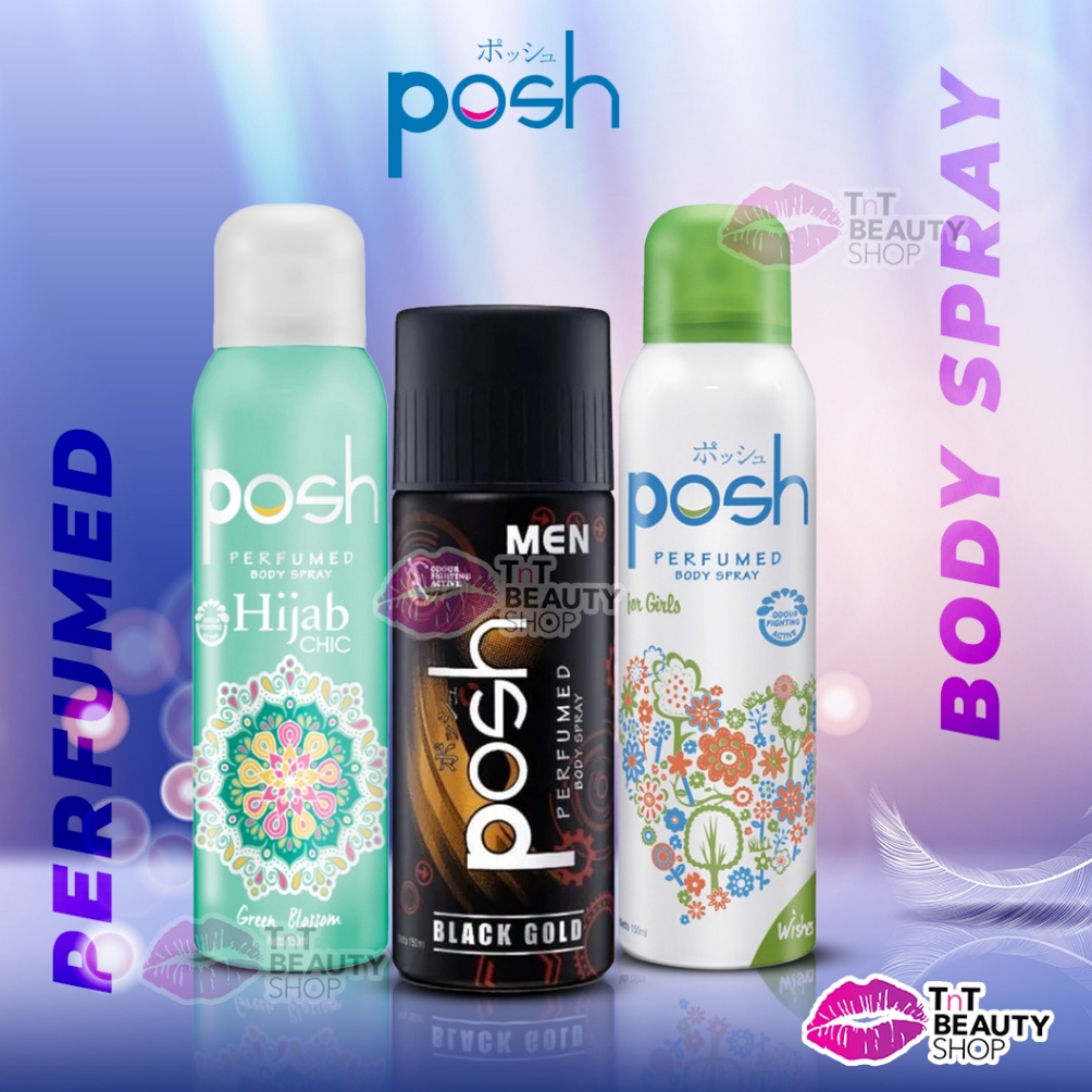 Jual KHUSUS Posh Body Spray 15ml Series Men Girl Perfumed Body Spray ...