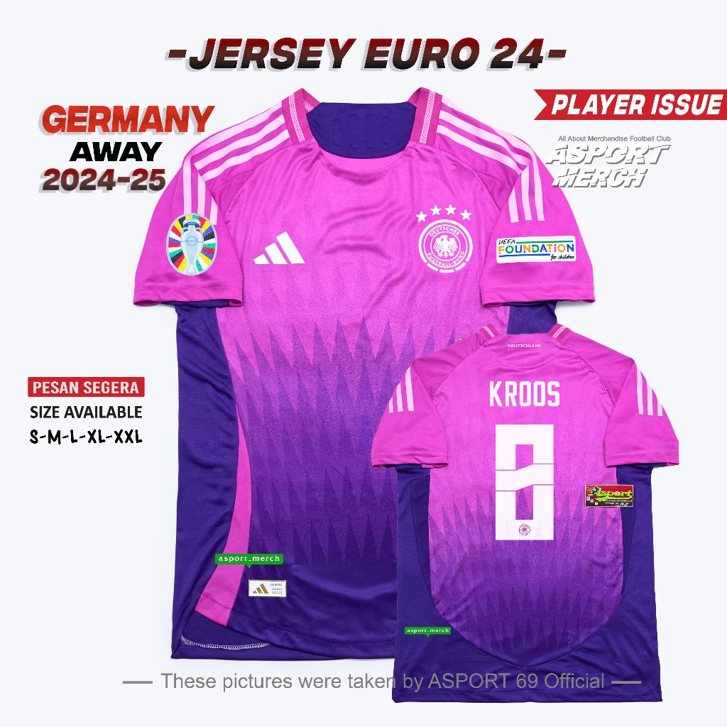 Jual PLAYER ISSUE JERSEY JERMAN AWAY EURO 2024 2025 JERSI JERMAN AWAY 24 25 PI | Shopee Indonesia