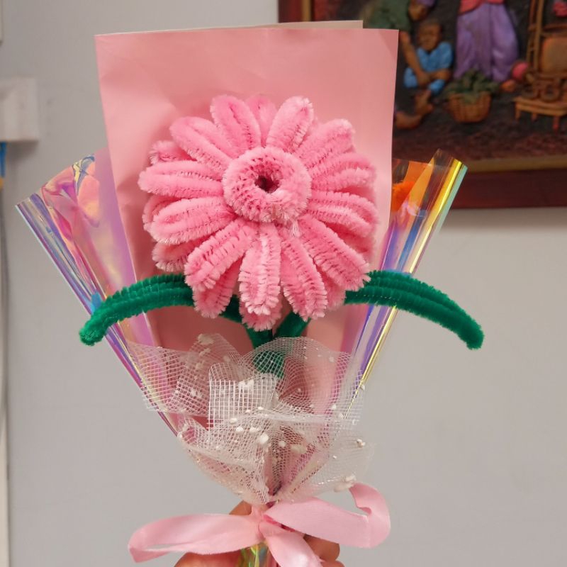Jual Pipe Cleaner Flower Satuan | Buket Bunga Satuan | Shopee Indonesia