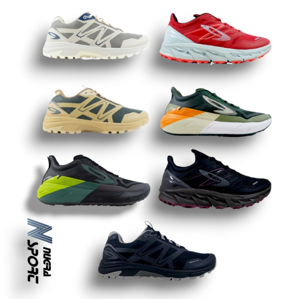 Jual Nineten YUZA EVO Sepatu Trail Running - Hitam dan Merah | Shopee ...