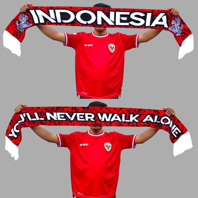 Jual SCARF INDONESIA SYAL TIMNAS INDONESIA - YNWA - FORZA INDONESIA ...