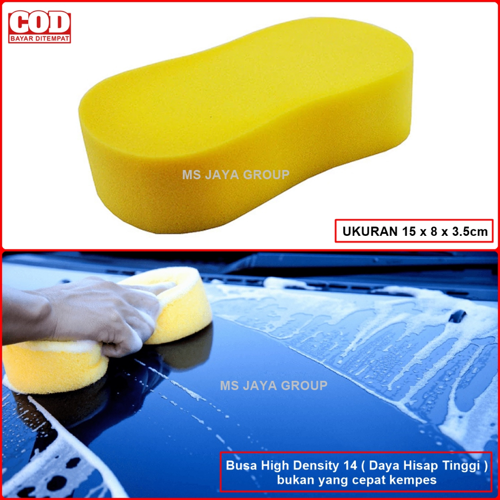 Jual Busa Cuci Motor Mobil Bahan Tebal High Density 14 Tidak Mudah ...