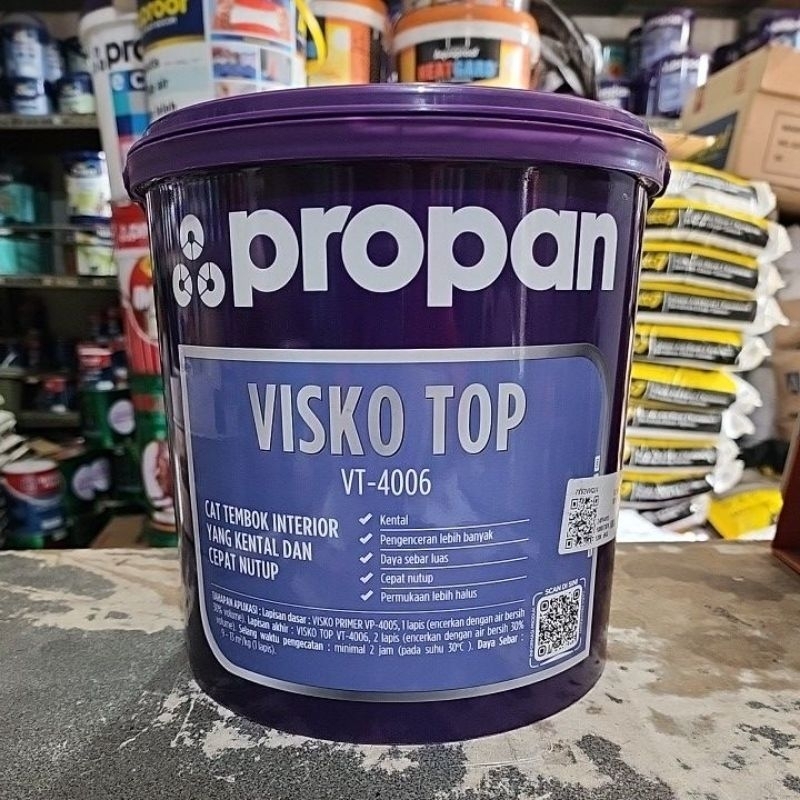 Jual PROPAN VISKO TOP VT-4006 PUTIH WHITE 5 KG 5KG / VP-4005 4KG 4 KG ...