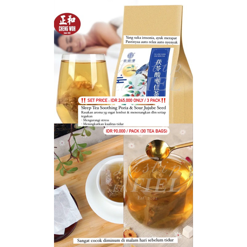 Jual Cheng Woh - Sleep Tea Soothing Poria & Sour Jujube Seed [Ready ...