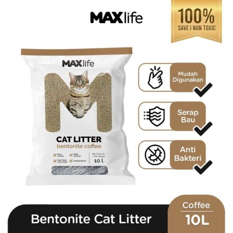 Jual Pasir Kucing - Pasir Maxlife 10L All Variant Pasir Gumpal Wangi ...
