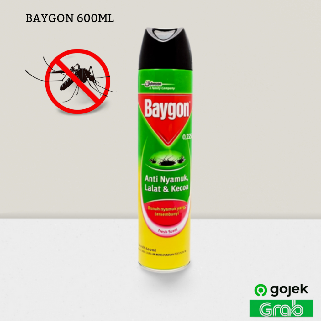Jual baygon 600 ml Obat Semprot nyamuk dan hama | Shopee Indonesia
