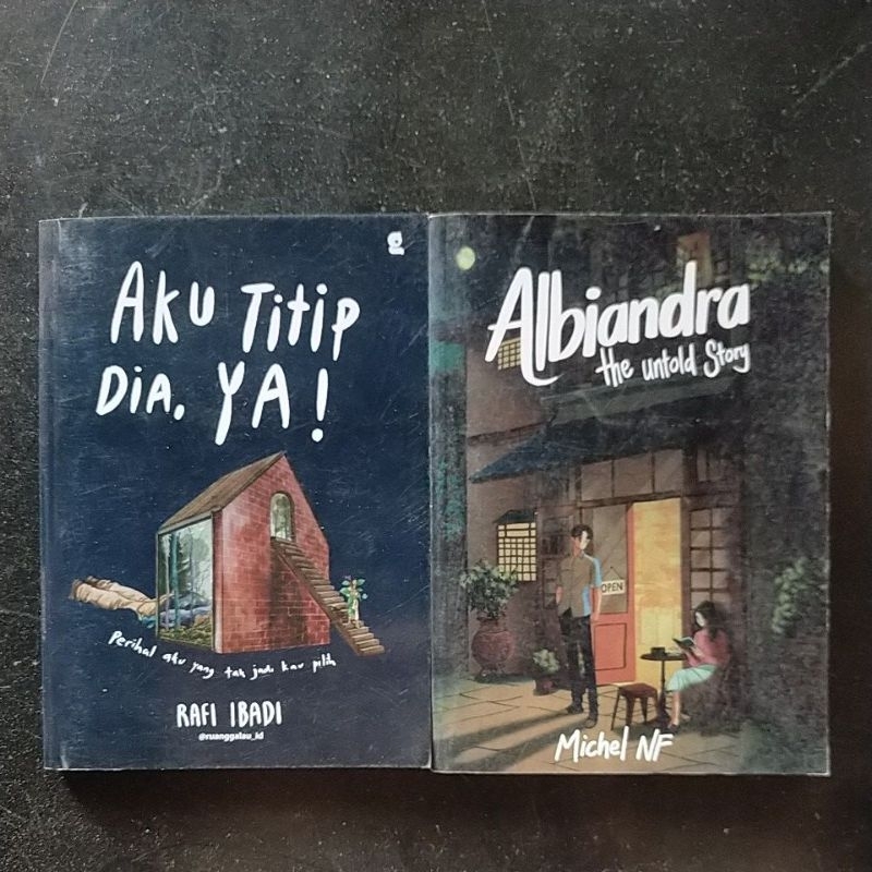 Jual PAKET ISI 2 NOVEL REMAJA WATTPAD / AKU TITIP DIA YA / ALBIANDRA ...