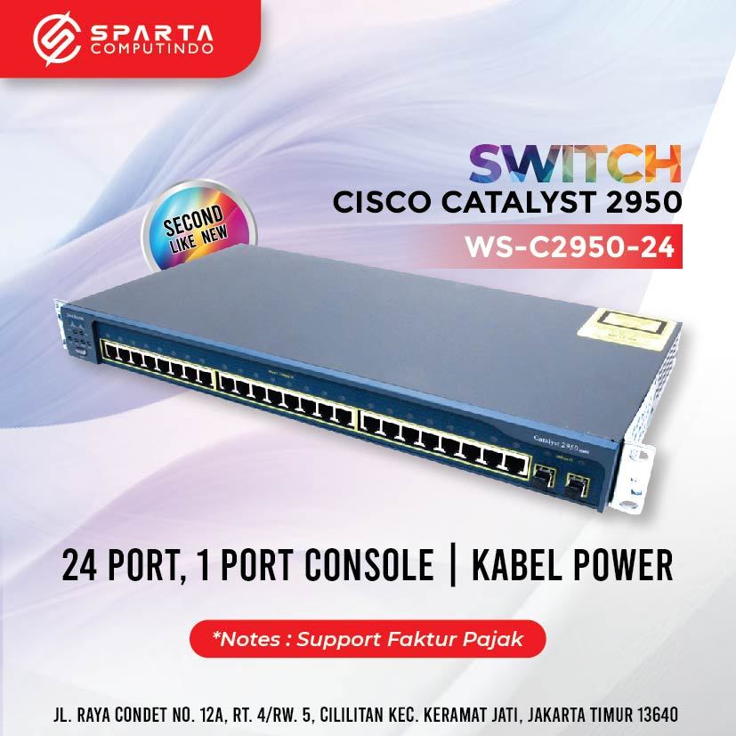 Jual Switch Cisco Catalyst 2950 series WS-C2950T-24 | Shopee Indonesia
