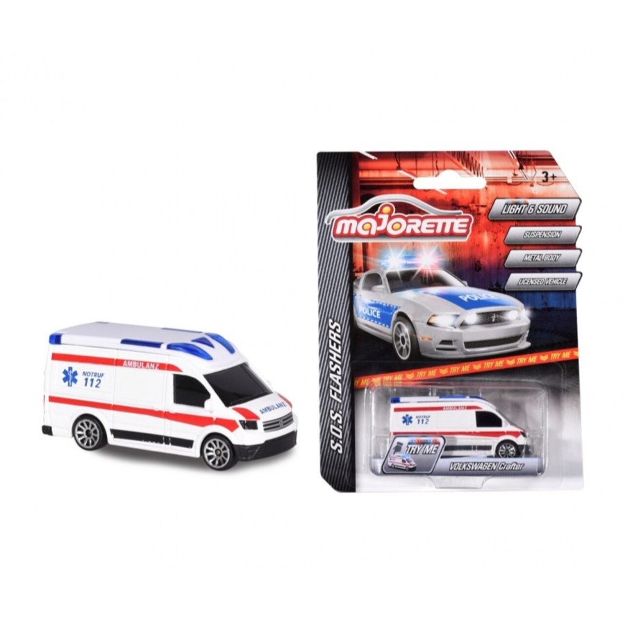 Jual Majorette SOS Flashers Volkawagen VW Crafter Ambulance | Shopee ...