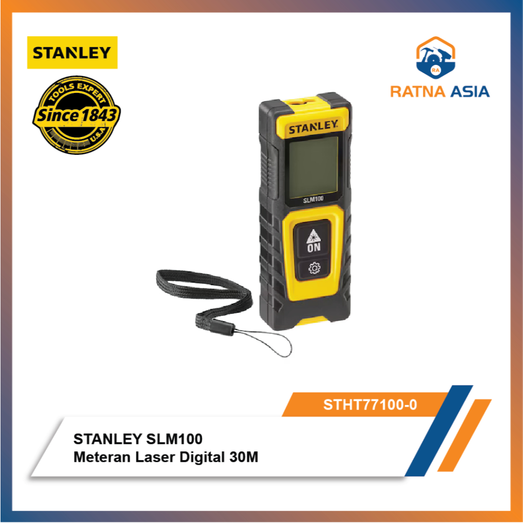 Jual Stanley STHT77100 30M Laser Distance Measurer Meteran Laser ...
