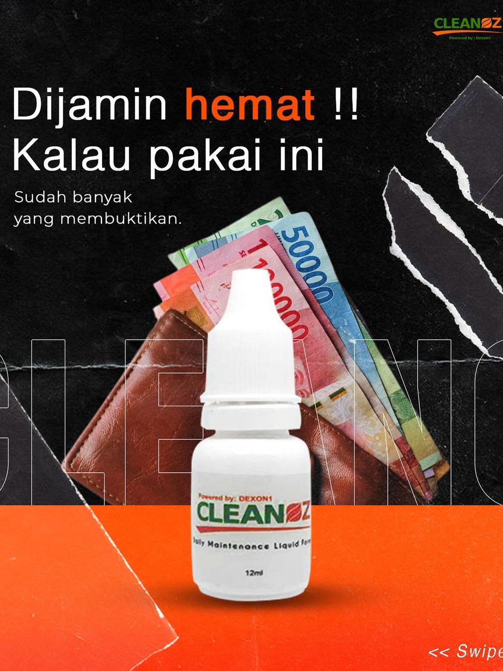 Jual Cleanoz - Cairan Penghemat BBM dan Perawatan Mesin 12ml | Shopee ...