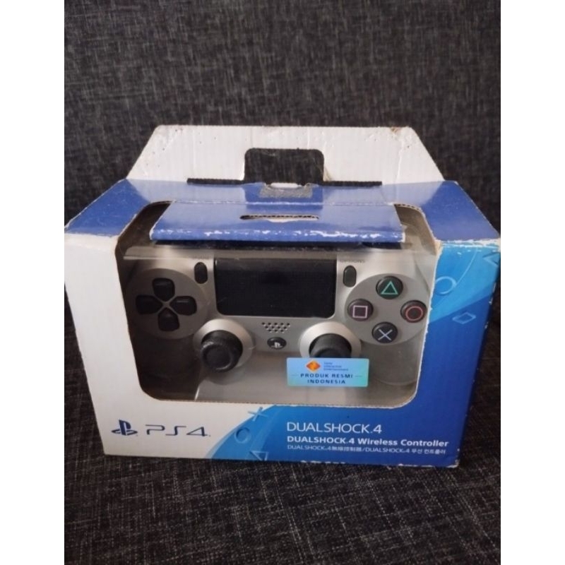 Jual Sony PS4 Dualshock 4 Wireless controller silver | Shopee Indonesia