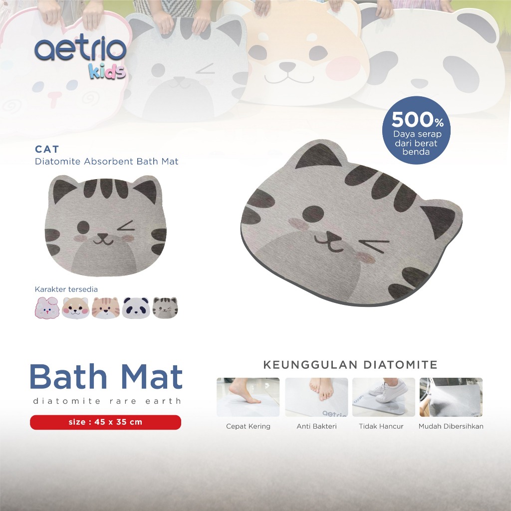 Jual DIATOMITE ABSORBENT MAT CAT | BATH MAT | Shopee Indonesia