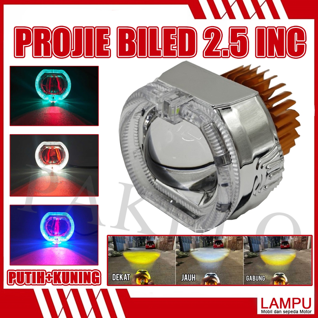 Jual Projie Biled mini 2.5 INC/Jauh Dekat 30watt Waterproof plus devil ...