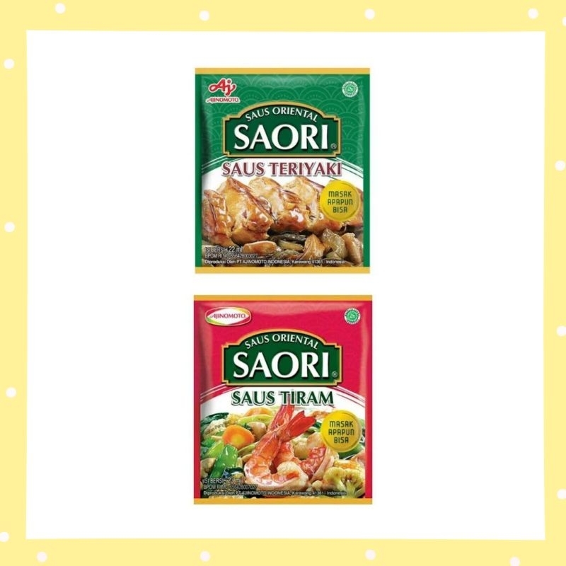 Jual Saori Sachet Saos Tiram Saos Teriyaki 23 ml | Shopee Indonesia