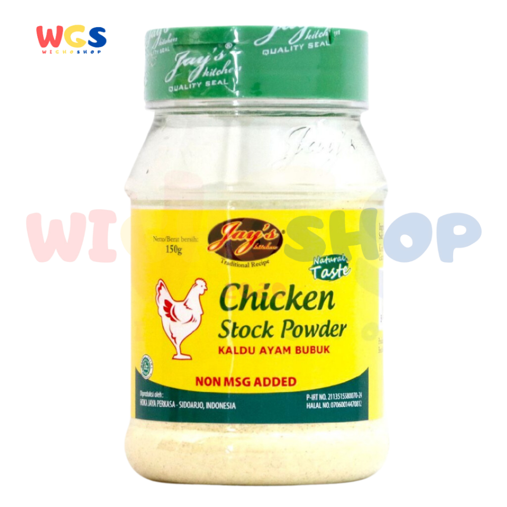 Jual Jay's Kitchen Jays Chicken Stock Powder Non MSG 150g - Kaldu Ayam ...