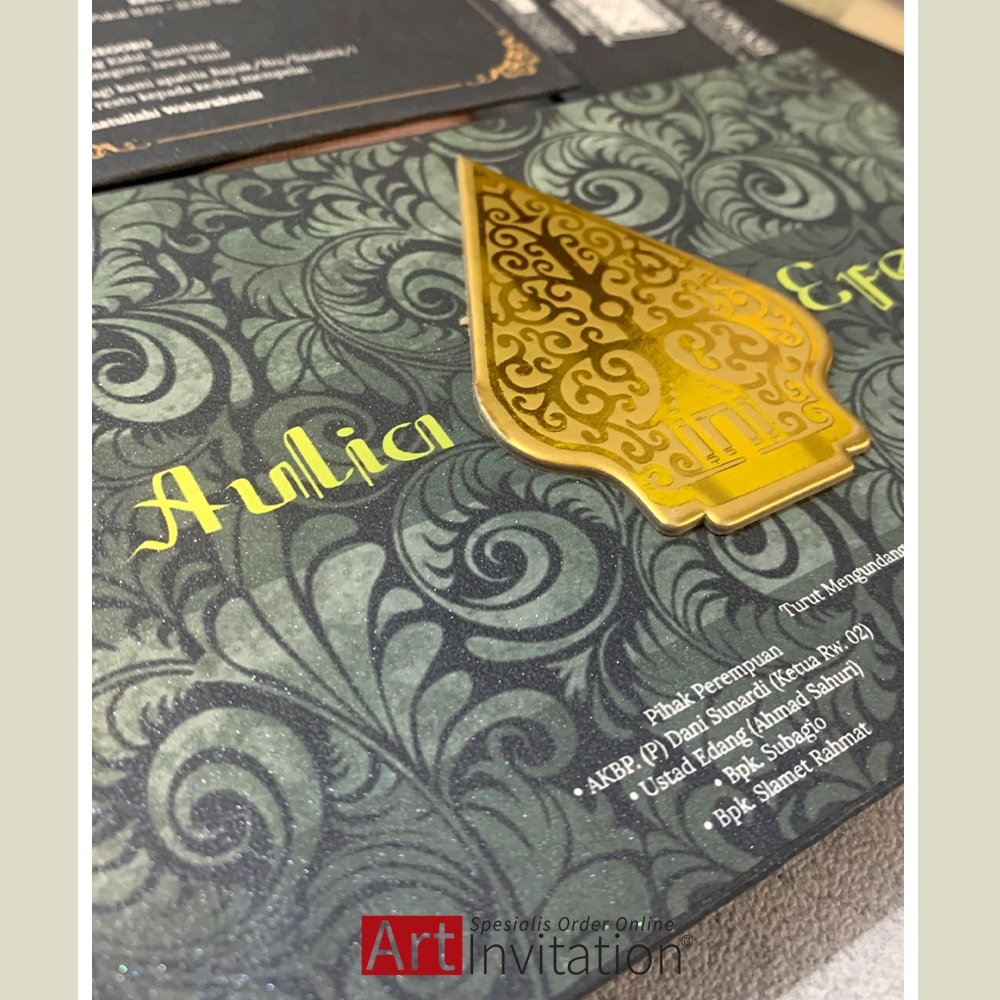 Jual Undangan Pernikahan Jawa Hard Cover Single Board Plus Amplop ...