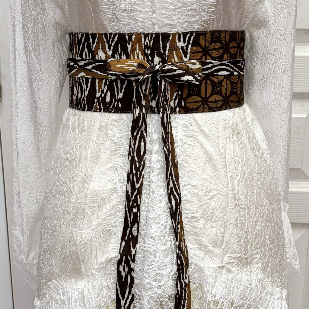 Jual OBI Belt Batik Motif Premium Bahan Viscose Ikat Pinggang Sabuk ...