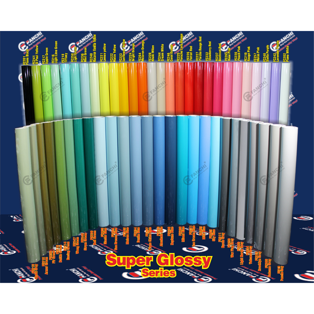 Jual Stiker Skotlet Motor FANCHI SUPER GLOSSY Panjang 152cm ROLL ...