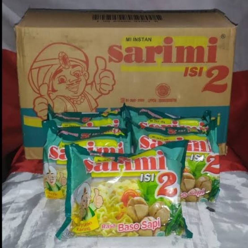 Jual Sarimi Isi 2 Rasa Baso Sapi 1 Dus | Shopee Indonesia