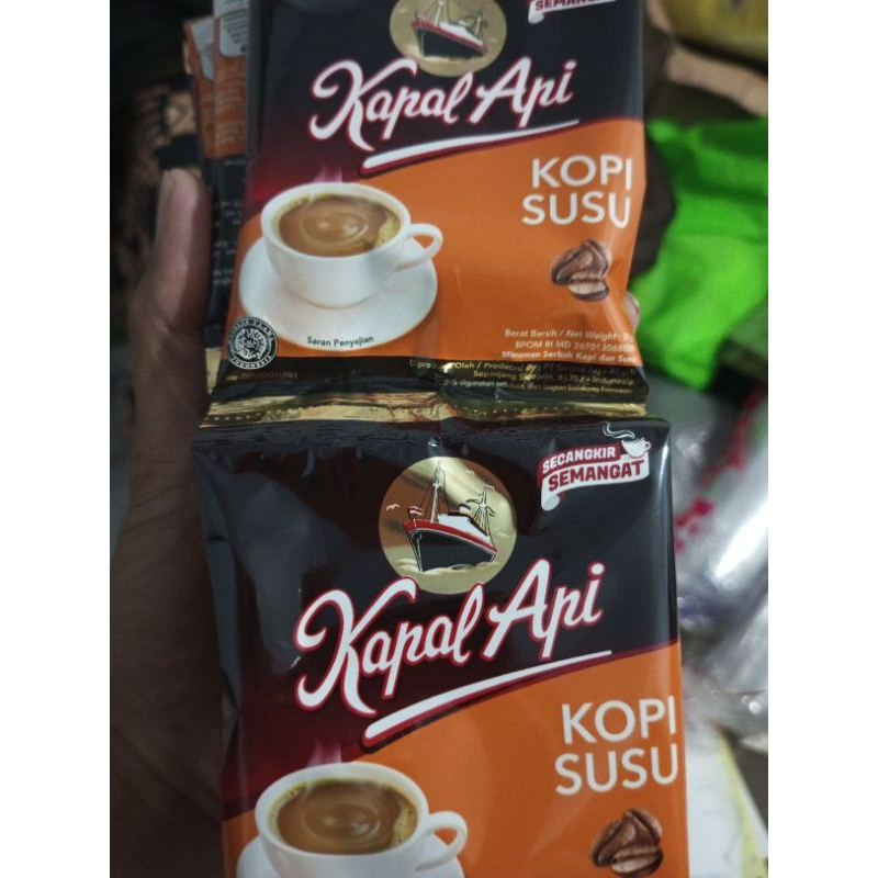 Jual Kapal Api Kopi Susu Rentengan Isi 10 Sachet | Shopee Indonesia