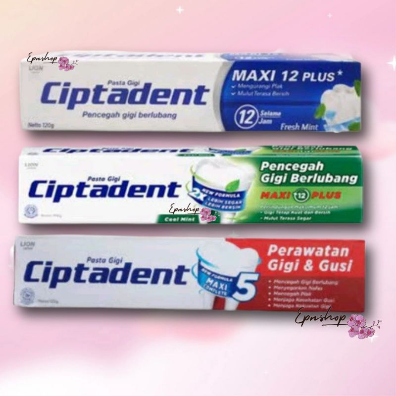Jual CIPTADENT PASTA GIGI 120GR 190GR / CIPTADENT PASTA GIGI | Shopee ...