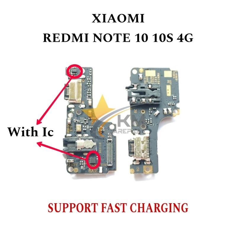 Jual Pcb Konektor Charger Xiaomi Redmi Note 10 10S 4G Board Papan Cas ...