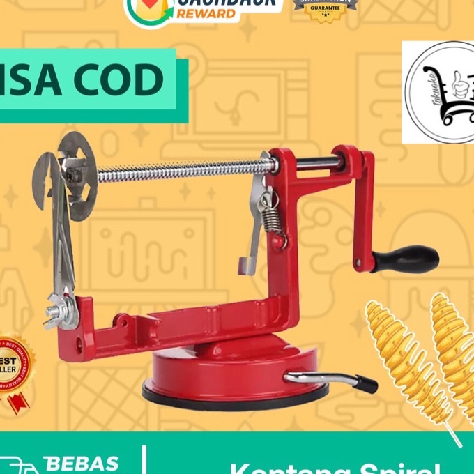 Jual Unggul MESIN KENTANG SPIRAL ALAT PEMOTONG SPIRAL POTATO SLICER ...