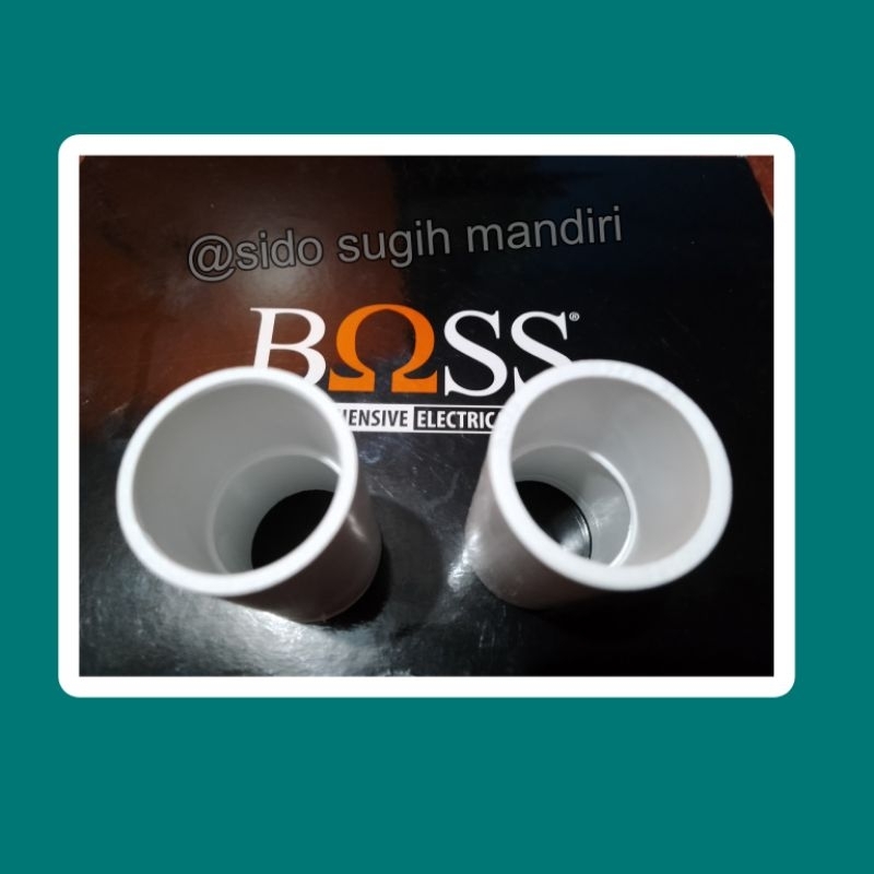 Jual sok pipa conduit 25mm merek boss warna putih | Shopee Indonesia